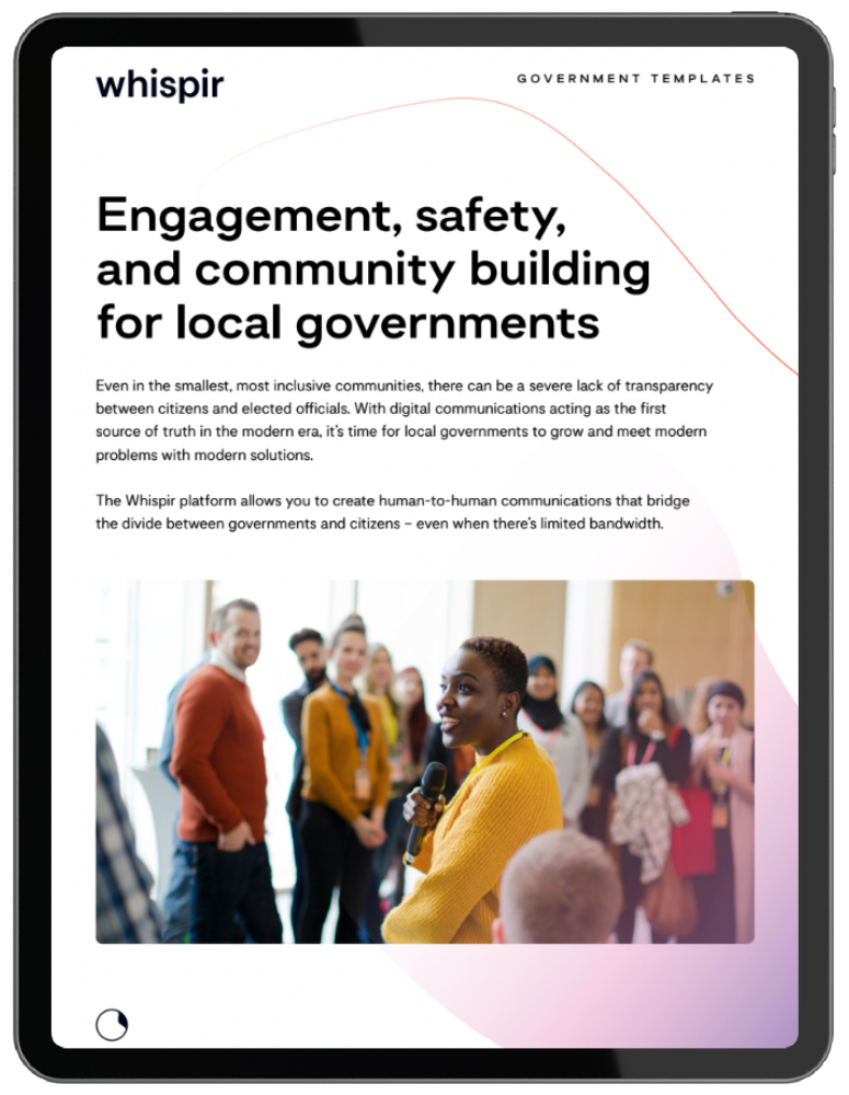 Government Message Templates | Communication Strategy | Whispir